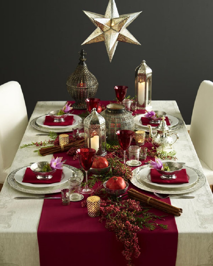 40 Christmas Dinner Table Decoration Ideas All About Christmas