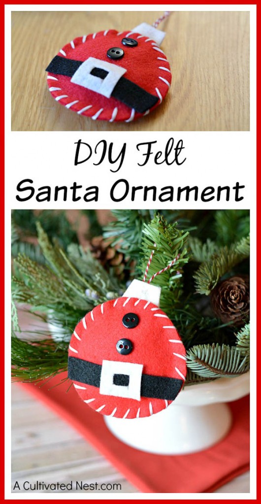 33 Easy to Make Santa Christmas Crafts – All About Christmas