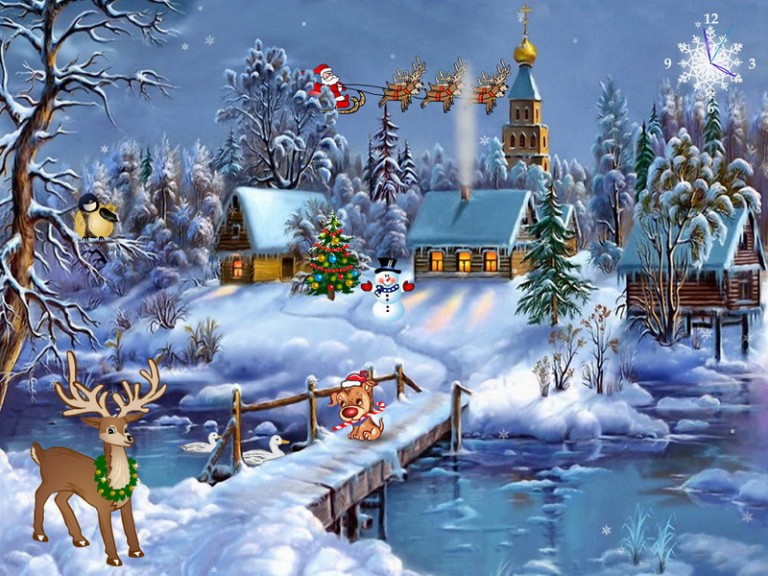 40 Super cool Christmas Screensavers – All About Christmas